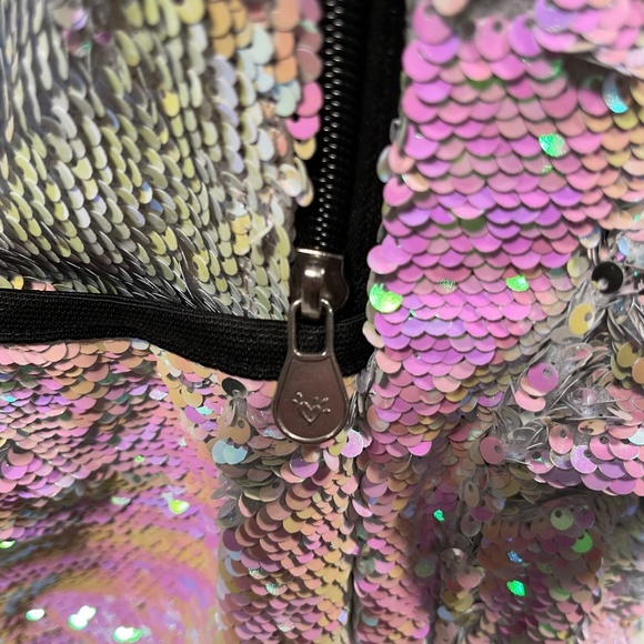 Justice | Accessories | Justice Sequence Panda Backpack Silverpink ...